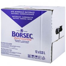 Apa minerala Borsec carbogazoasa sticla 12x0,33l - Apă minerală ...